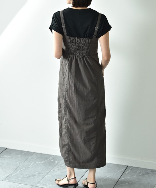 INTERPLANET（インタープラネット）の「ナイロンZIPキャミワンピース（ワンピース）」 - WEAR