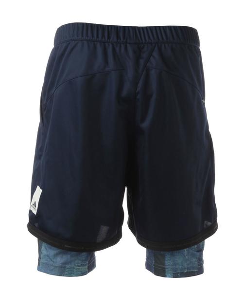 adidas（アディダス）の「adidas STANDARD19 by UNITED ARROWS & SONS LAYERD SHORTS ...