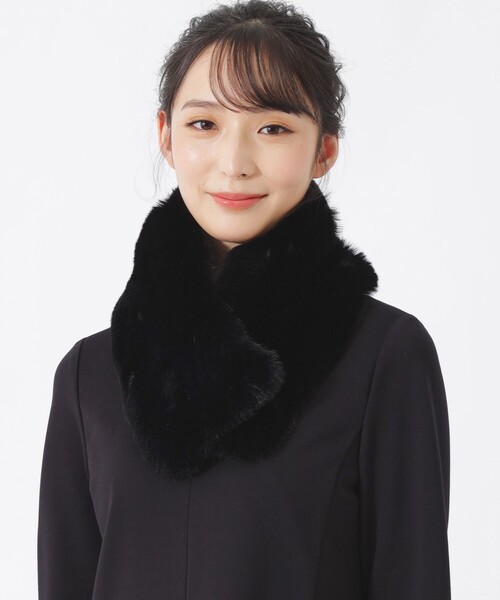 Amaca（アマカ）の「フェイクファーティペット（マフラー）」 Wear