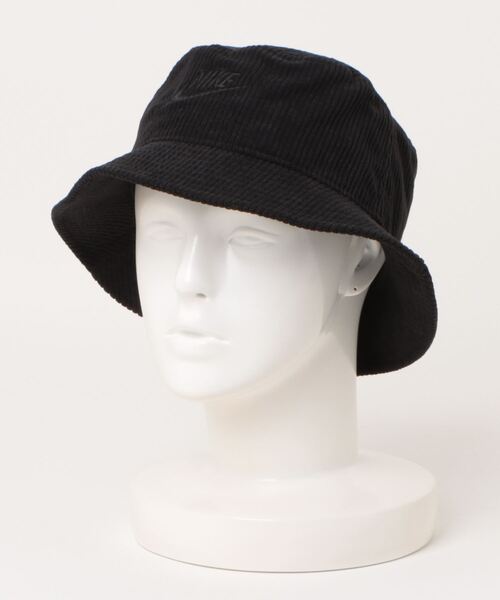 【セール】NIKE ナイキ U CORDUROY BUCKET ハット FB5385 010BLACK/BLACK（ハット）｜NIKE（ナイキ ...