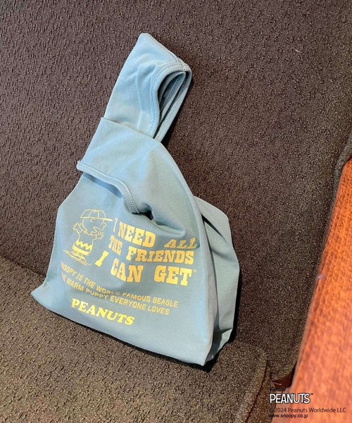 [普段使いしやすい]【SNOOPY】TYPOスウェットトート（エコバッグ/サブバッグ）｜PEANUTS（ピーナッツ）のファッション通販 ...
