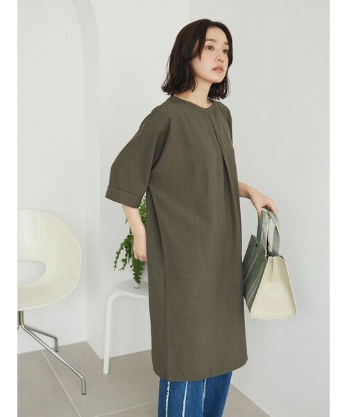 【セール/ブランド古着】【chocol raffine robe】7分袖ワンピース（ワンピース）｜Green Parks（グリーンパークス）の ...