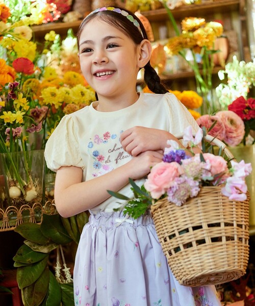 【セール】フラワー 刺繍 Tシャツ（Tシャツ/カットソー）｜any Fam（エニィファム）のファッション通販 - ZOZOTOWN