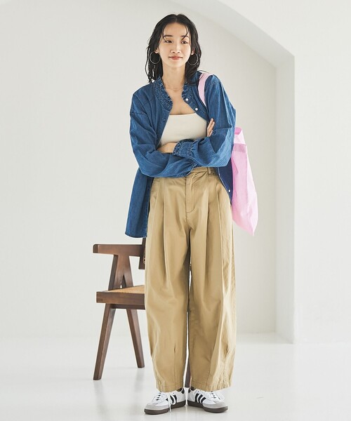 coen（コーエン）の「2WAYデニムブラウス（シャツ/ブラウス）」 - WEAR