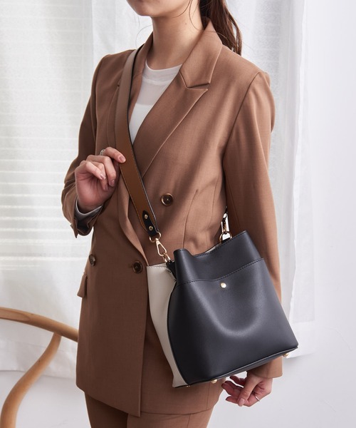 SETUP7（セットアップセブン）の「【SETUP7】カラーズミディ2wayショルダー SNBD（ショルダーバッグ）」 - WEAR