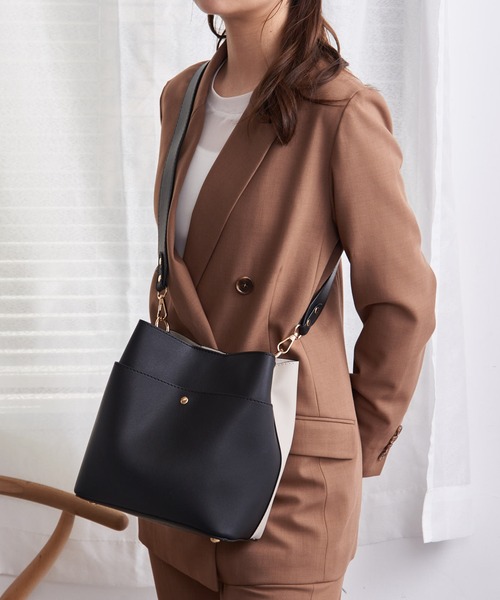 SETUP7（セットアップセブン）の「【SETUP7】カラーズミディ2wayショルダー SNBD（ショルダーバッグ）」 - WEAR