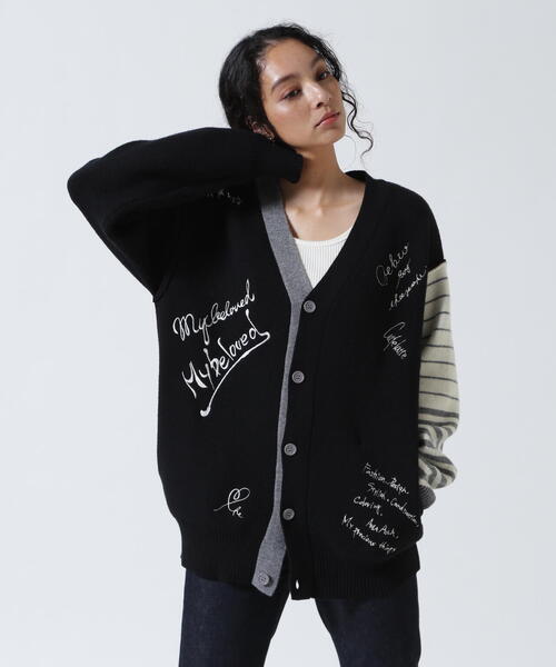 AULA AILA/アウラアイラ/MESSAGE LOGO CARDIGAN/メッセージロゴカーディガン（カーディガン/ボレロ）｜AULA ...