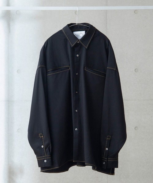 anown（アノン）の「シャイニーステッチオーバーサイズシャツ【ファッションインフルエンサー tai×anown 限定コラボ】（シャツ ...