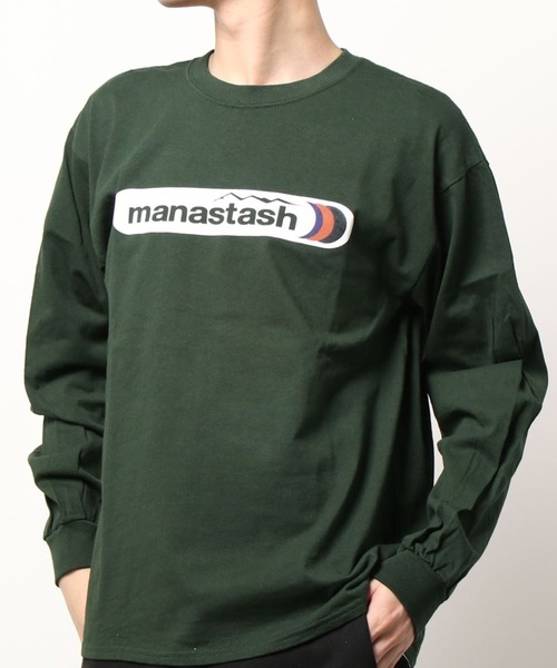 MANASTASH（マナスタッシュ）の「MANASTASH/マナスタッシュ/RaveLogo L/S T-Shirts/ロゴプリントロング ...