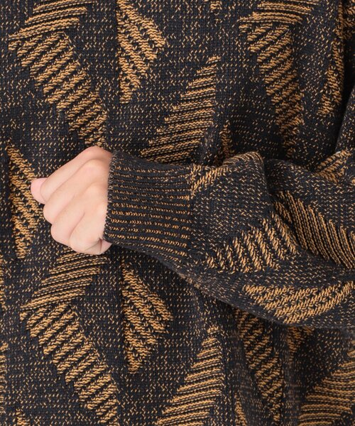 JOURNAL STANDARD（ジャーナルスタンダード）の「【GEOM PATTERN/ジオメパターン】ジャガード クルーネック ニット ...