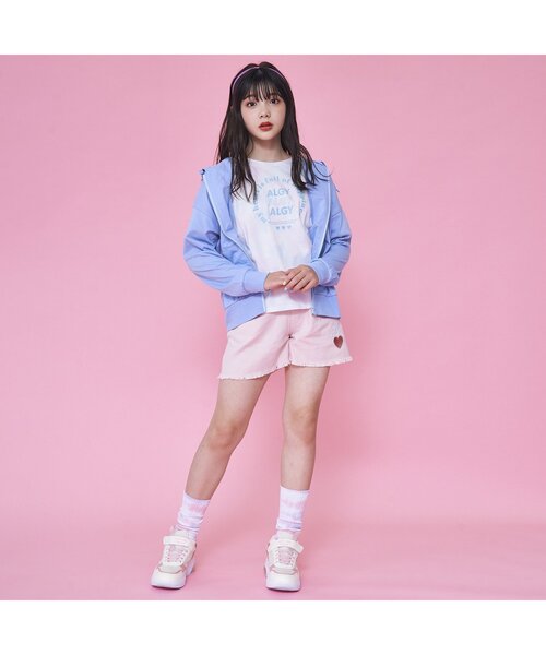 ALGY（アルジー）の「ガーリーロゴUVカットパーカー（パーカー）」 - WEAR