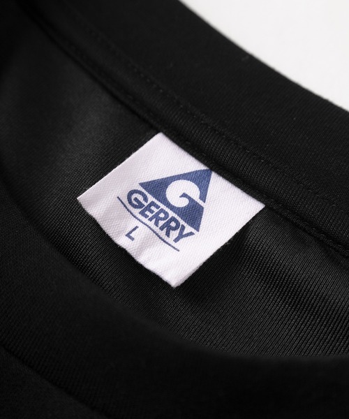 GERRY（ジェリー）の「【GERRY/ジェリー】ワンポイントラバーロゴ＆バックBOXロゴプリントデザイン クルーネック半袖Tシャツ/ ワイド ...