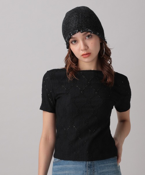 FOREVER 21（フォーエバー トゥエンティーワン）の「【2024SS】フラワーレースTシャツ（Tシャツ/カットソー）」 - WEAR