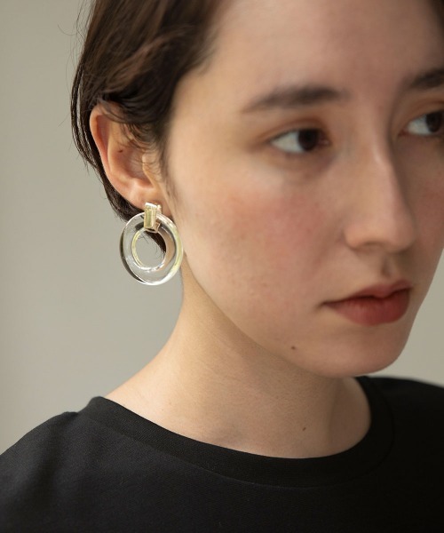 marjour（マージュール）の「[SURGICAL]CLEAR CIRCLE PIERCE（ピアス（両耳用））」 - WEAR