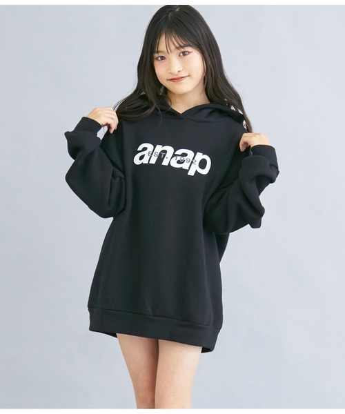 ANAP GiRL（アナップガール）の「【UNISEX対応】R+S裏起毛anapロゴフーディートップス（パーカー）」 - WEAR