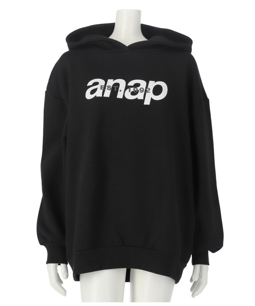 ANAP GiRL（アナップガール）の「【UNISEX対応】R+S裏起毛anapロゴフーディートップス（パーカー）」 - WEAR