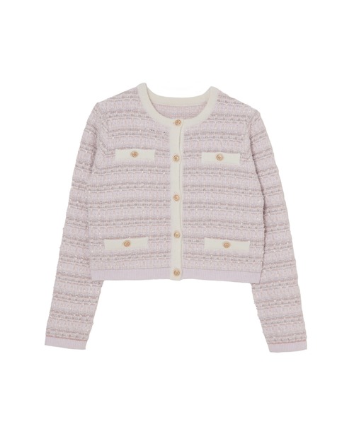 Her lip to（ハーリップトゥー）の「Bristol Tweed Knit Cardigan（カーディガン/ボレロ）」 - WEAR