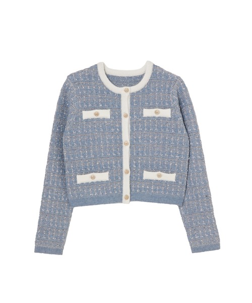 Her lip to（ハーリップトゥー）の「Bristol Tweed Knit Cardigan（カーディガン/ボレロ）」 - WEAR
