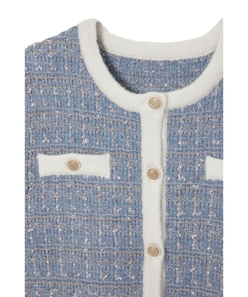 Her lip to（ハーリップトゥー）の「Bristol Tweed Knit Cardigan（カーディガン/ボレロ）」 - WEAR