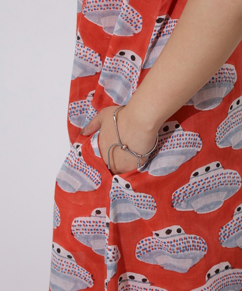 KILKI（キルキー）の「kilki UFO総柄ノースリーブワンピース（ワンピース）」 - WEAR