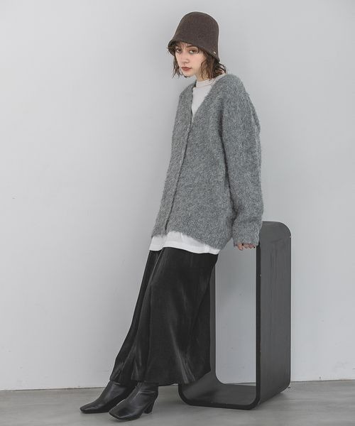 JEANASIS（ジーナシス）の「5GブラッシュオーバーVカーディガン/170908（カーディガン/ボレロ）」 - WEAR