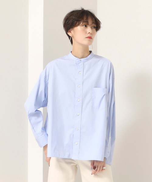 TICCA（ティッカ）の「【TICCA】ノーカラースクエアビッグシャツ/TBAS-103（シャツ/ブラウス）」 - WEAR