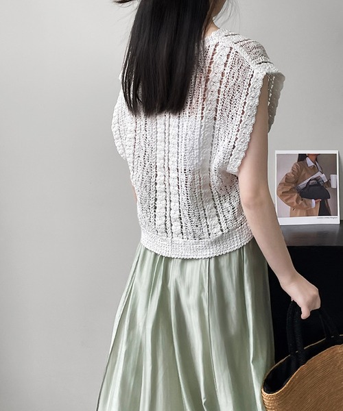 BANICO（バニコ）の「【BANICO】かぎ針編みサマーベスト（ベスト）」 - WEAR