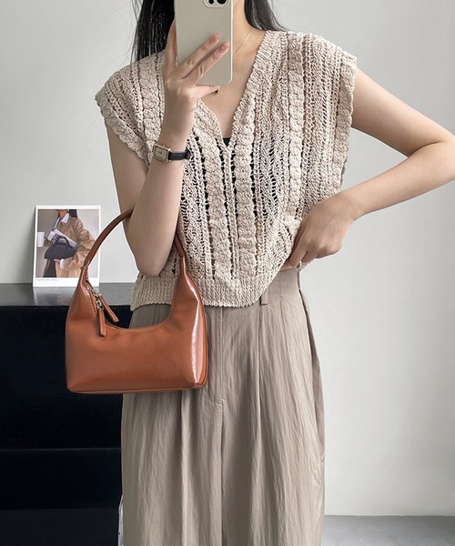 BANICO（バニコ）の「【BANICO】かぎ針編みサマーベスト（ベスト）」 - WEAR