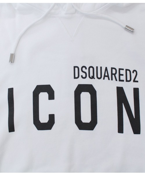 DSQUARED2（ディースクエアード）の「DSQ2 ICONロゴスウェットパーカー（パーカー）」 - WEAR