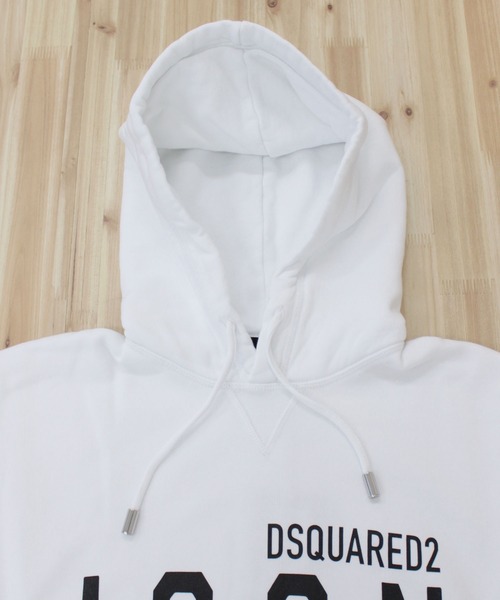 DSQUARED2（ディースクエアード）の「DSQ2 ICONロゴスウェットパーカー（パーカー）」 - WEAR