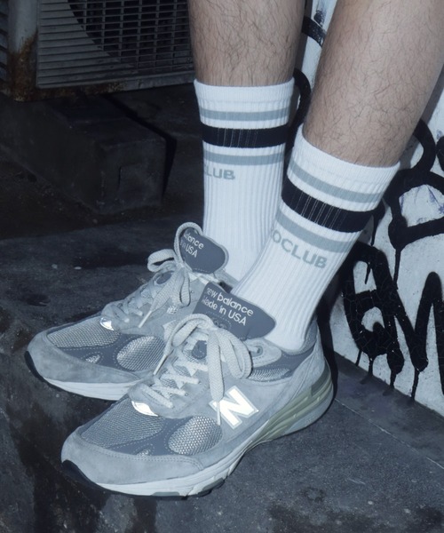PRO CLUB （プロクラブ）の「PRO CLUB / プロクラブ STRIPE CREW SOCKS ストライプライン ソックス（ソックス ...