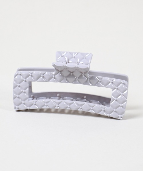 【セール】スクエアキルトプラバンズクリップ（バレッタ/ヘアクリップ）｜SPINNS（スピンズ）のファッション通販 - ZOZOTOWN