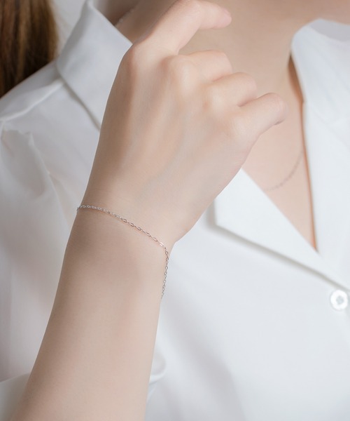 BLOOM（ブルーム）の「K10 ホワイトゴールド ブレスレット BLOOM/ブルーム（ブレスレット）」 - WEAR