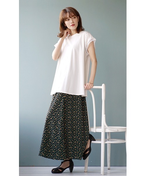 zootie（ズーティー）の「きちんと見え イージーカットソー クロシェレーススリーブ プルオーバー（Tシャツ/カットソー）」 - WEAR