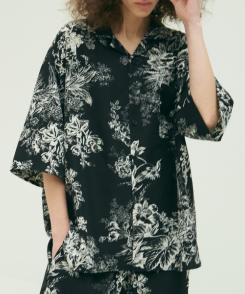 OPULENCE（オーピュレンス）の「花柄オープンカラーシャツ（シャツ/ブラウス）」 - WEAR
