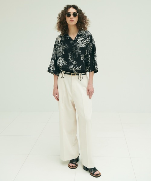 OPULENCE（オーピュレンス）の「花柄オープンカラーシャツ（シャツ/ブラウス）」 - WEAR