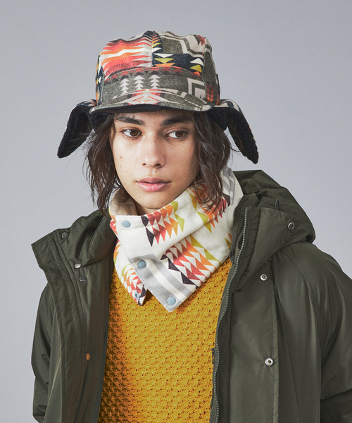 TAION（タイオン）の「WEB限定【PENDLETON×TAION / ペンドルトン×タイオン】REVERSIBLE DOWN リバーシブルネックウォーマーPDT-TON-223005 ...