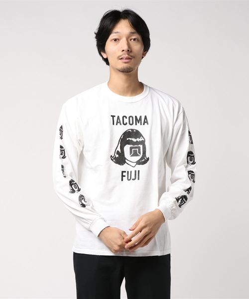 BEAMS T（ビームスティー）の「TACOMA FUJI RECORDS / Logo Mark Long Sleeve Tee（Tシャツ/カットソー）」 - WEAR