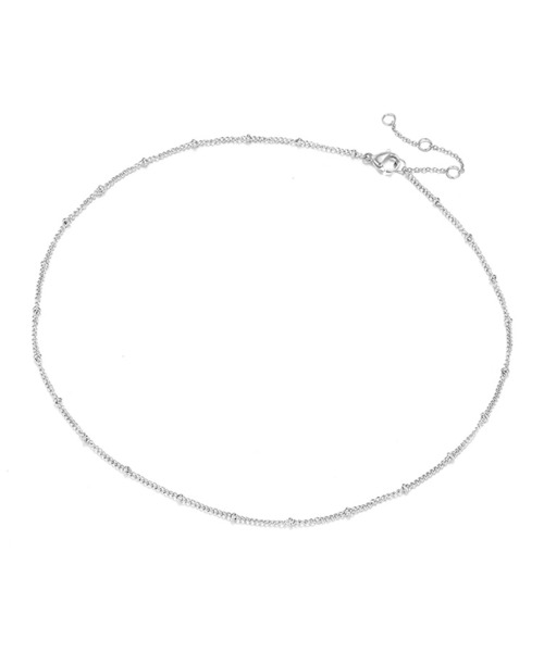 【セール】【金属アレルギー対応】 サージカルステンレス 華奢 ネックレス サージカルステンレス K18GP（ネックレス）｜emonique（エモニーク）のファッション通販 - ZOZOTOWN