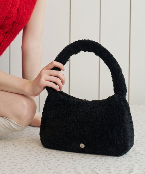 【セール】Anju fur tote bag_black（トートバッグ）｜HEEARI（ヒアリー）のファッション通販 - ZOZOTOWN
