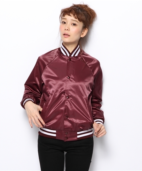 BEAMS BOY（ビームスボーイ）の「ASW / Satin Award Jacket（ブルゾン）」 - WEAR