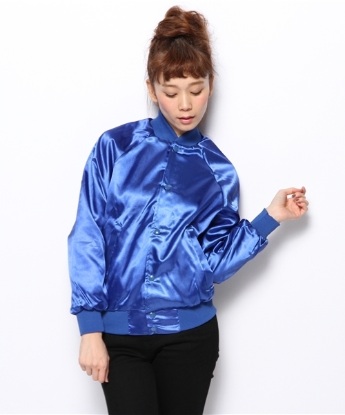 BEAMS BOY（ビームスボーイ）の「ASW / Satin Award Jacket（ブルゾン）」 - WEAR