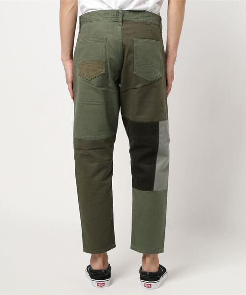 FDMTL（ファンダメンタル）の「【 FDMTL / ファンダメンタル 】 BORO PATCHWORK PANTS RINSEボロパッチワークパンツリンス（チノパンツ）」 - WEAR