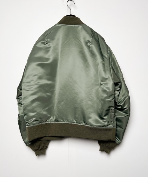 MYne（マイン）の「MYne マイン / Zip Pocket MA-1 ジップポケットMA-1ブルゾン ビッグシルエット / G09BL012（MA-1）」 - WEAR