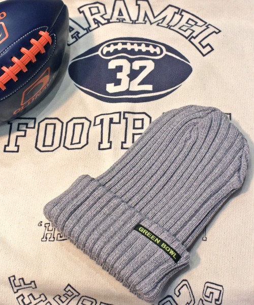 GREEN BOWL（グリーンボウル）の「GREEN BOWL Mix Knit Cap/グリーン ボウル ミックス ニット キャップ（ニット ...