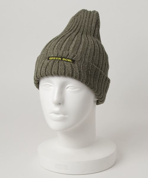 GREEN BOWL（グリーンボウル）の「GREEN BOWL Mix Knit Cap/グリーン ボウル ミックス ニット キャップ（ニット ...