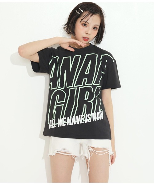 ANAP GiRL（アナップガール）の「【WEB限定】ビッグロゴTシャツ（Tシャツ/カットソー）」 - WEAR