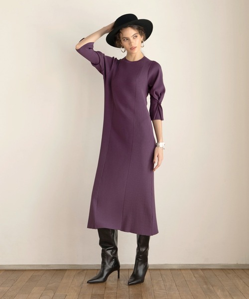 MIELI INVARIANT（ミエリインヴァリアント）の「Plump Fold Lean Dress（ワンピース）」 - WEAR