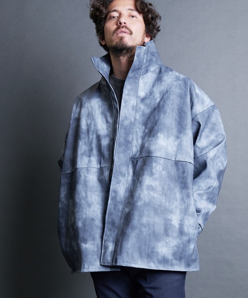 COMMON WARE（コモンウェアー）の「COMMONWARE:シンセティックレザースタンドジャケット（ブルゾン）」 - WEAR