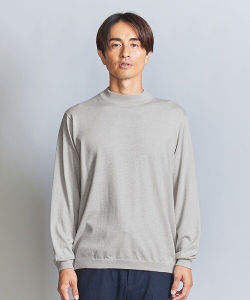 コットンカシミヤブレンド ジャケットネック ニット（ニット/セーター）｜BEAUTY&YOUTH UNITED ARROWS（ビューティー ...